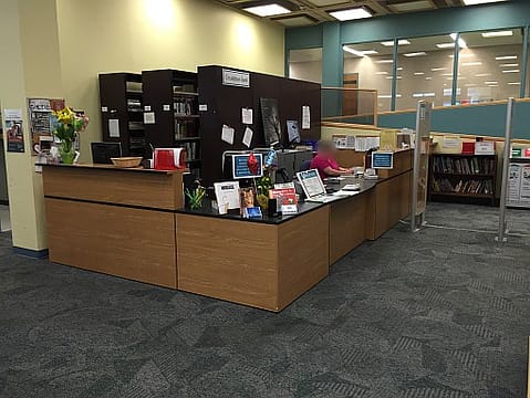 Lambton College Library Circulation Desk - Manleys Basics